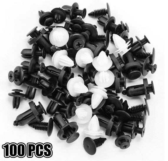 100 clips mixed for attachment for Tesla Model 3, Highland, Y, S and X ...