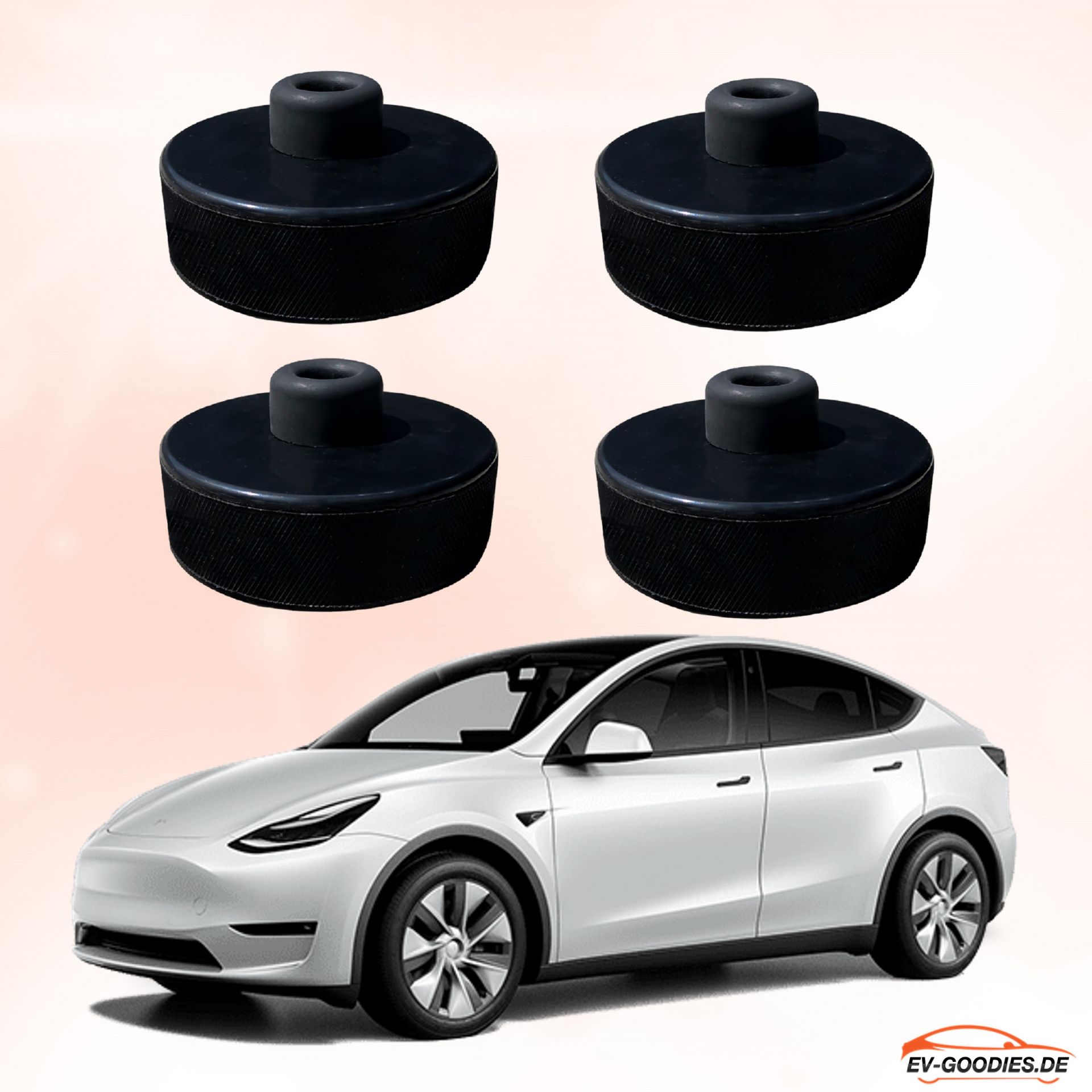 4x jacking points for Tesla Model Y, Standard Range with BYD battery