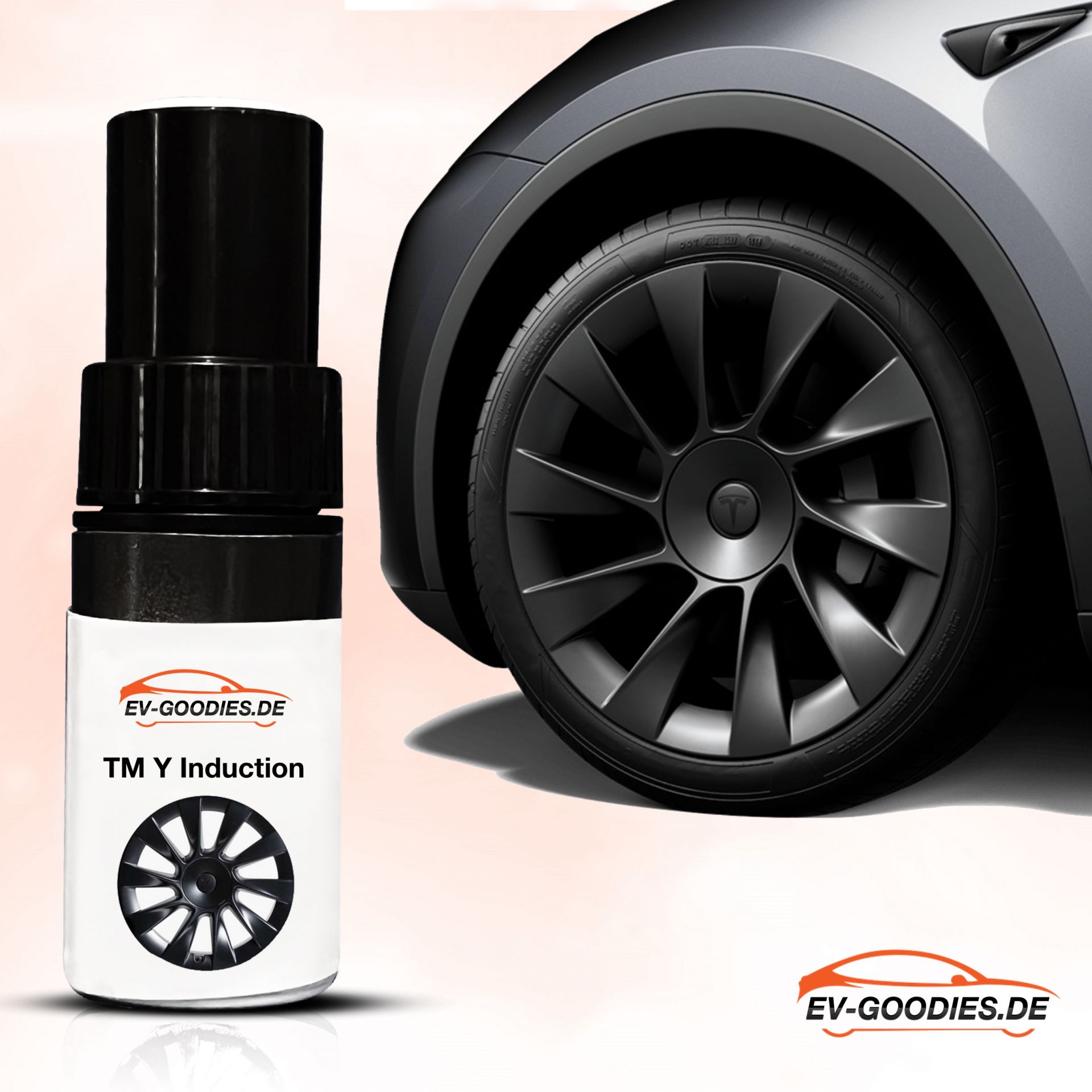 Verfkwast voor Tesla Model Y 20 Inch Induction velg